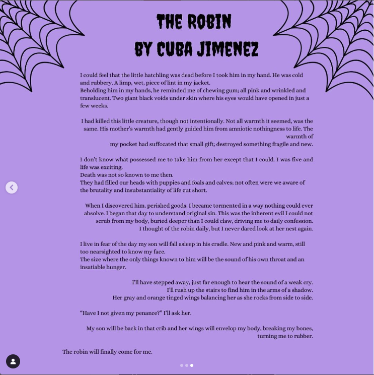 Cuba Jimenez – Depaul University's Arts & Literature Magazine